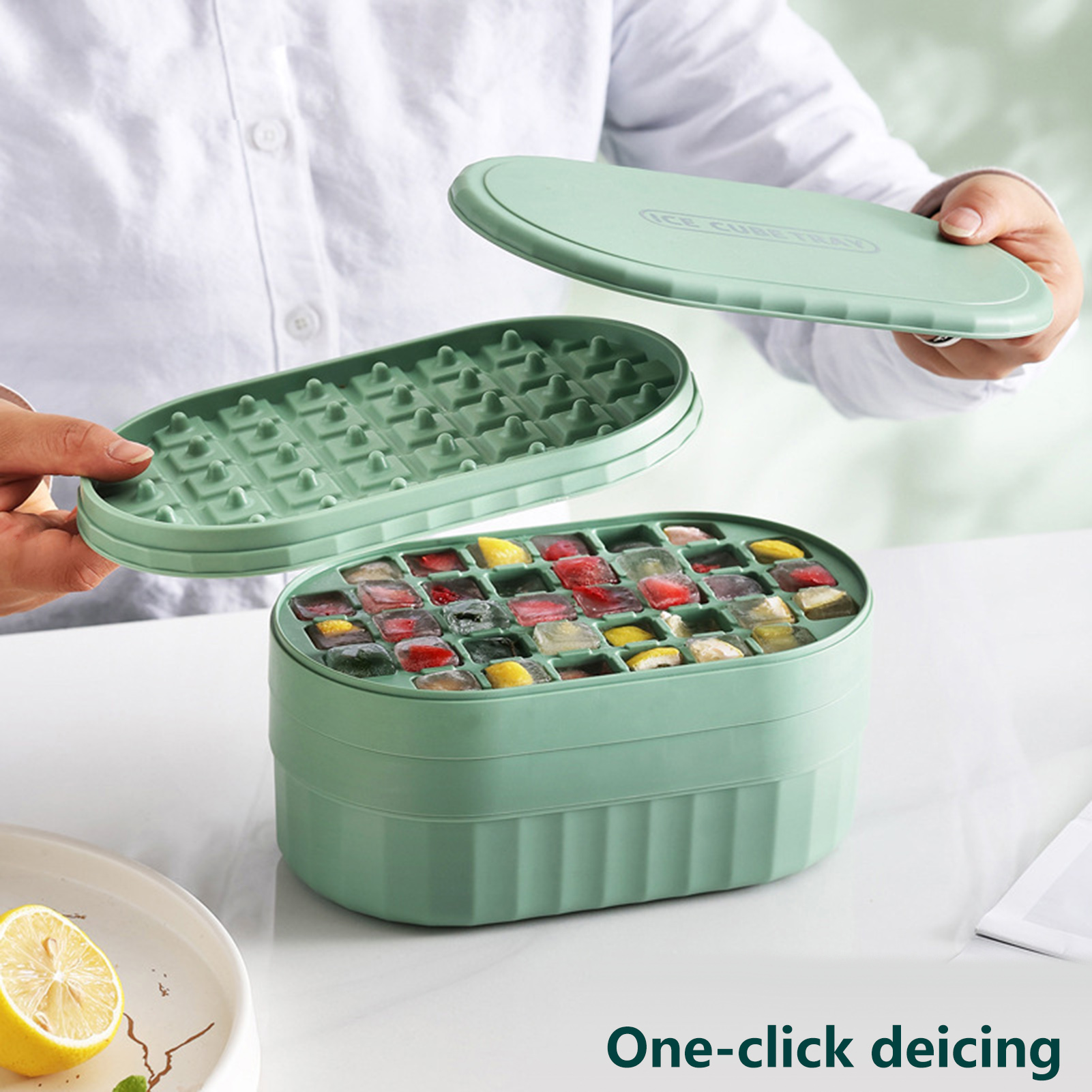 SKY-Bac à Glaçons Grande Capacité 36 Grilles Multi-couches Flexible ...